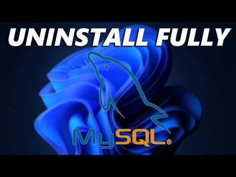 How To Completely Uninstall MySQL In Windows