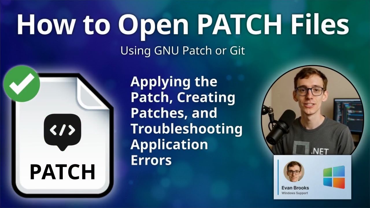 How to Open PATCH Files (GNU Patch or Git)