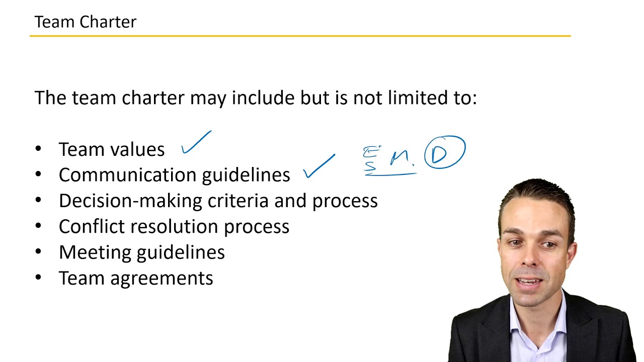 The Team Charter - Key Concepts in Project Management