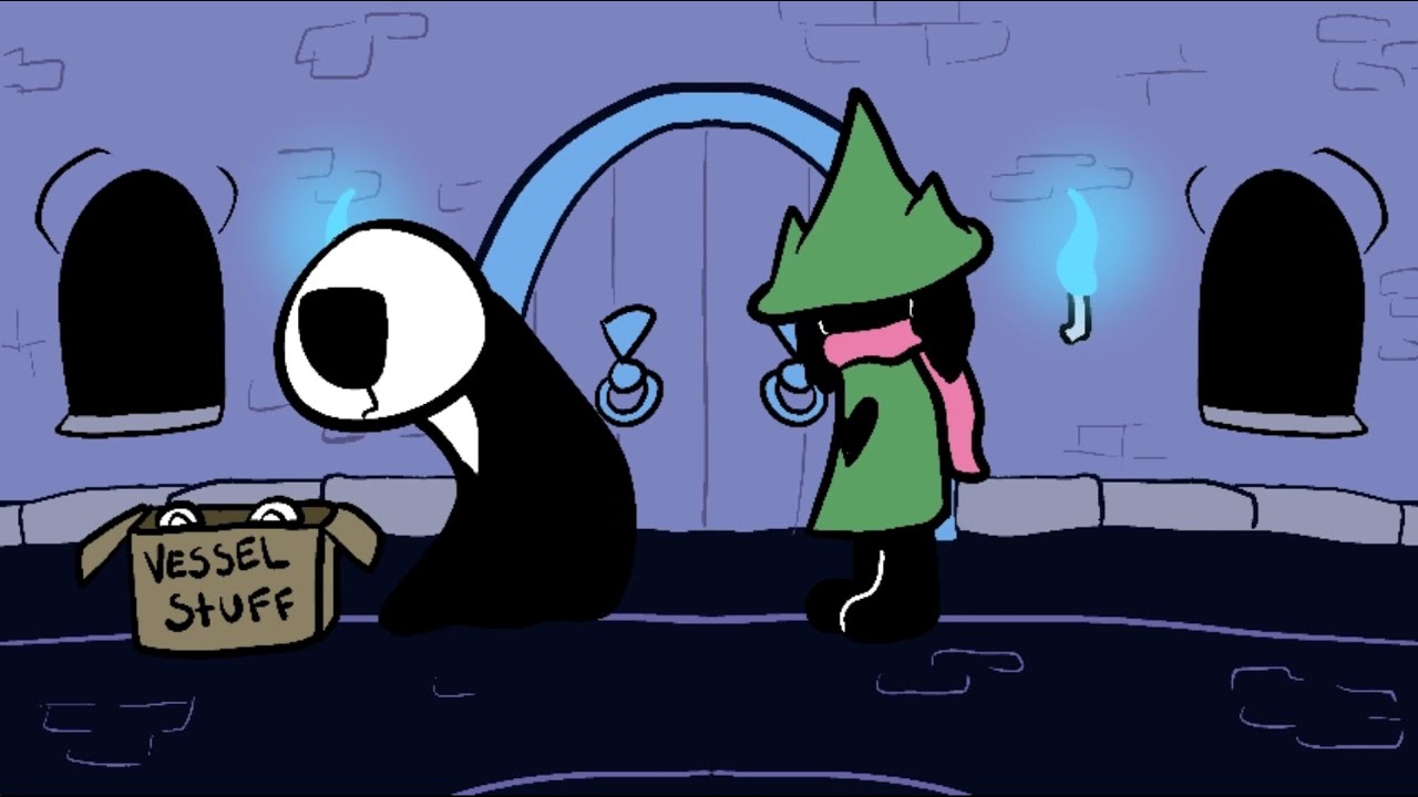 Gaster helps Ralsei get ready for the heroes arrival || DELTARUNE animation