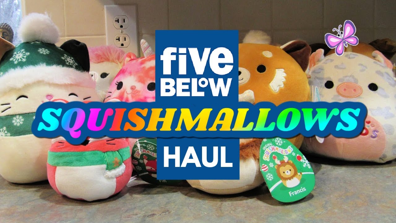 FIVE BELOW Squishmallows Haul!  December 2022