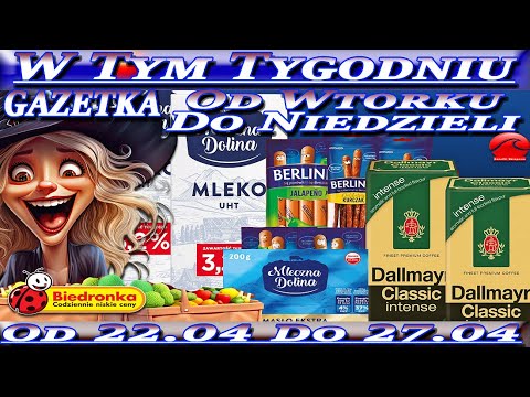 🐞 BIEDRONKA Nowa Gazetka Promocyjna od 22.04.2025 – Tygodniowe Okazje, Które Się Opłacają! 🛒