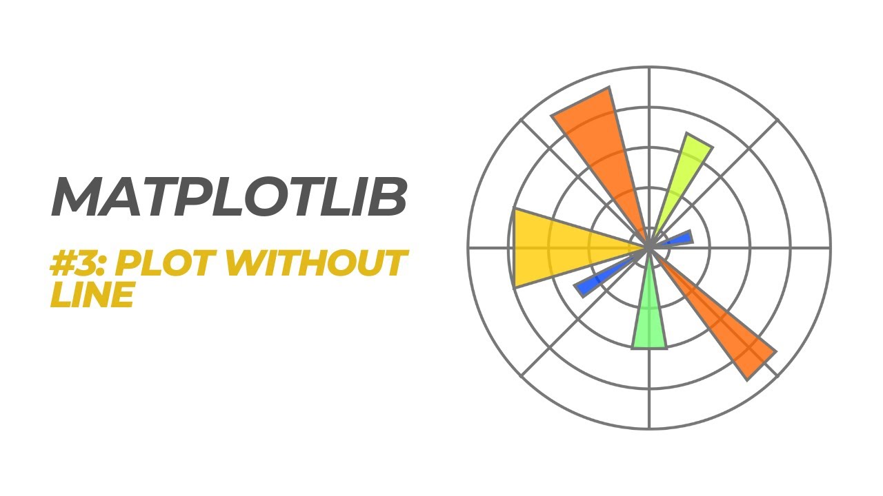Matplotlib Tutorial #3: Plot Without Line