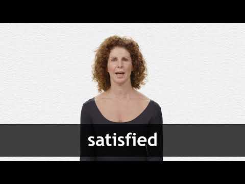 SATISFIED definition and meaning | Collins English Dictionary