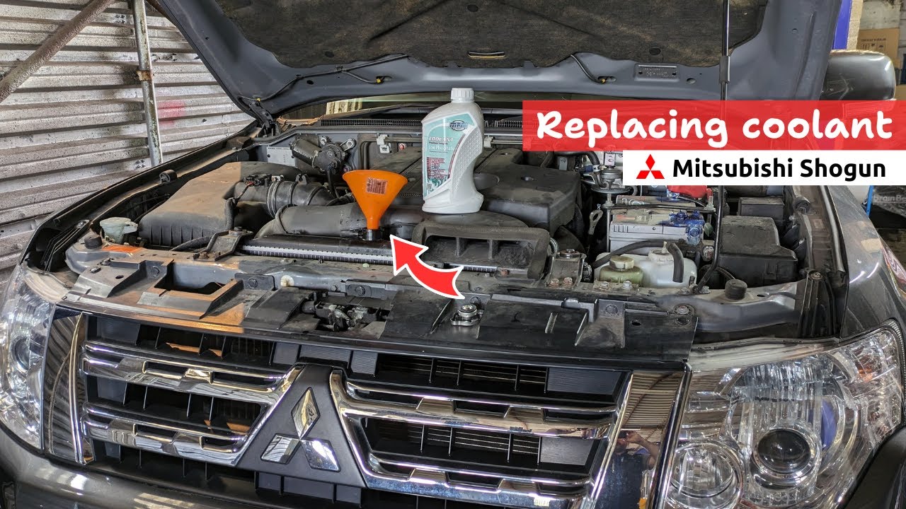 Mitsubishi Shogun/Pajero MK4 coolant change, 3.2 Di-D engine