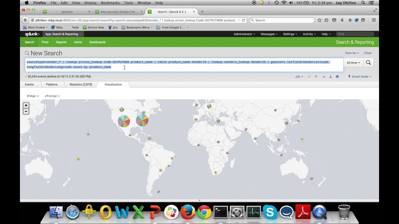 Splunk for GovHack tutorial: Map visualisation