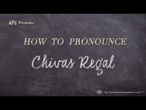 How to Pronounce Chivas Regal (Real Life Examples!)