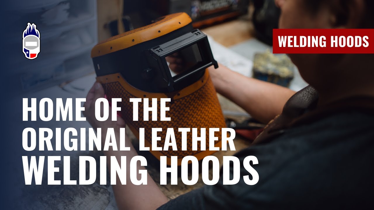 Custom Leather Welding Hoods #original