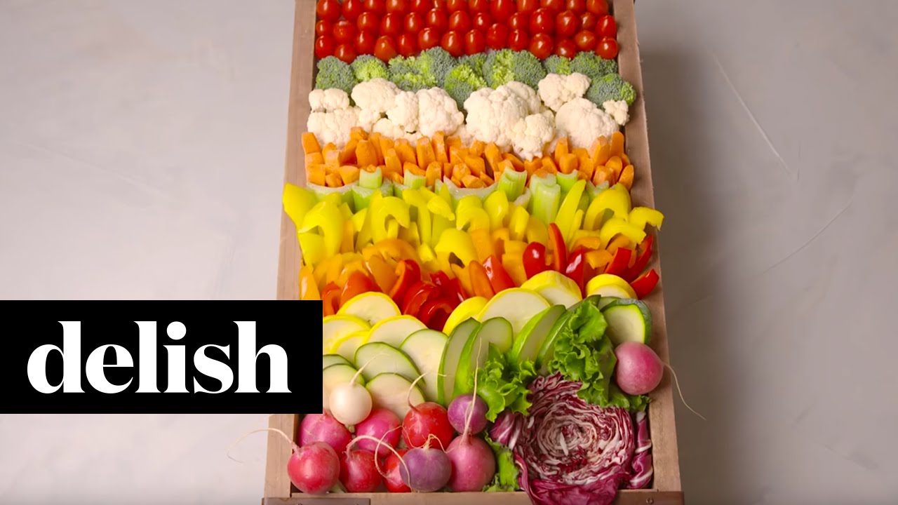 How To Make The Ultimate Crudite Platter | Delish