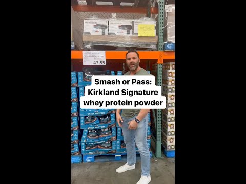 Kirkland Signature whey protein powder