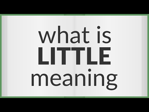 Little | meaning of Little