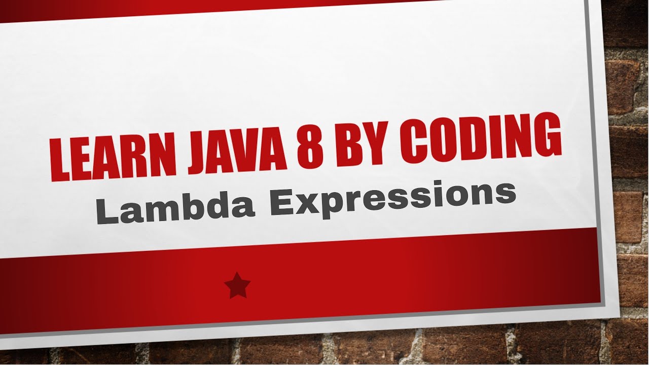 Java 8 | Lambda Expression Intro