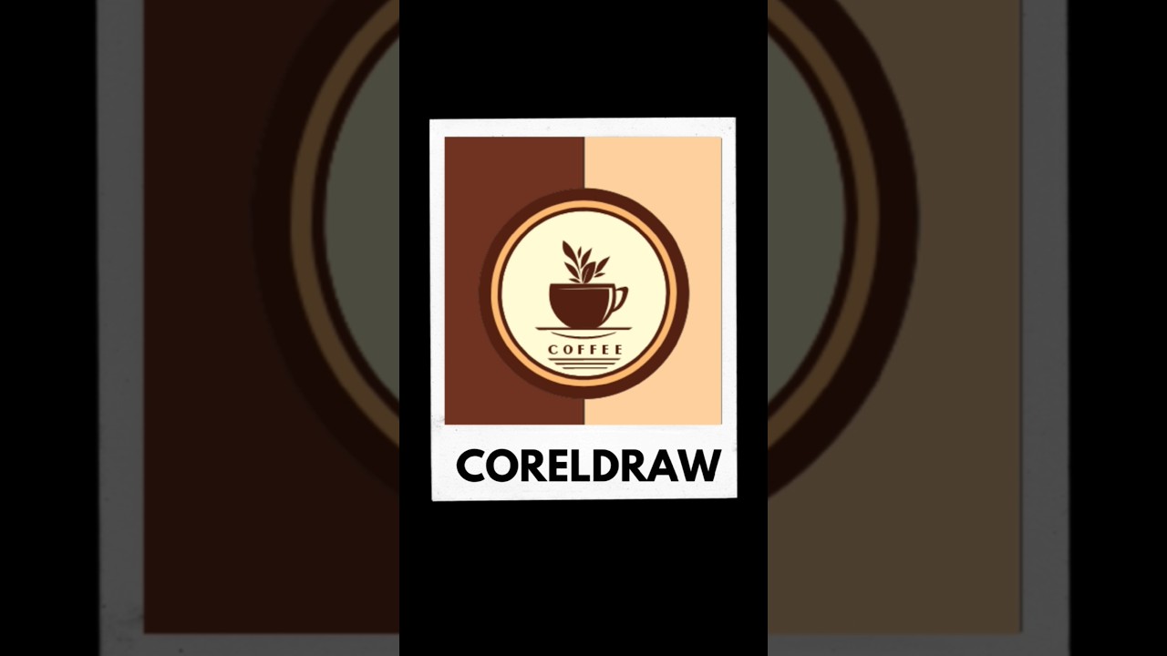 Coffee logo design #viral #shortvideo #logo #vector #design #logodesign #coreldesign #logomaking#art