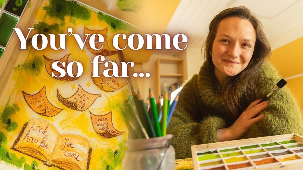 Pages of the Past 🎨 30-Minute Art Practice for Inner Peace | IMOVARA