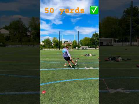 College football player gets trained by NFL player! #football #nfl #cfb #d1 #futbol #kicker