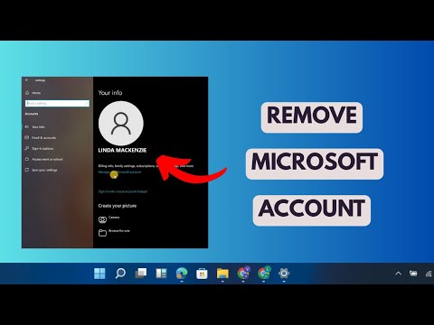 How To Remove Microsoft Account From Windows 10/11