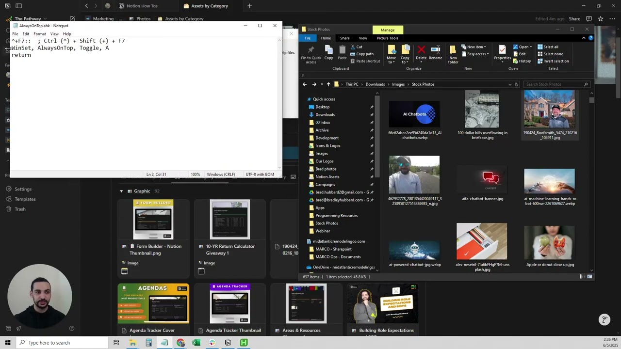 Pin Any Window to the Top of Your Screen with One Shortcut