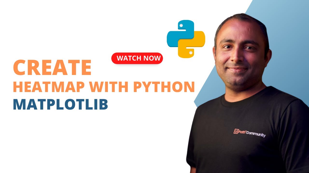 Create Heatmap with Python Matplotlib | Python Matplotlib | Python Tutorial