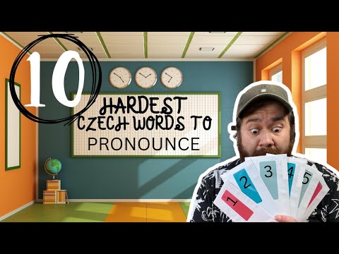 "TRYING" to pronounce CZECH's hardest words - Snažím se VYSLOVOVAT nejtěžší slova v českém jazyce