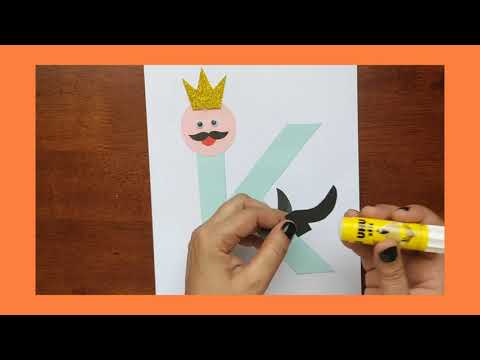 K letter craft for preschool/kindergarten,Learn abc for kids - Alphabet - Letters for toddlers