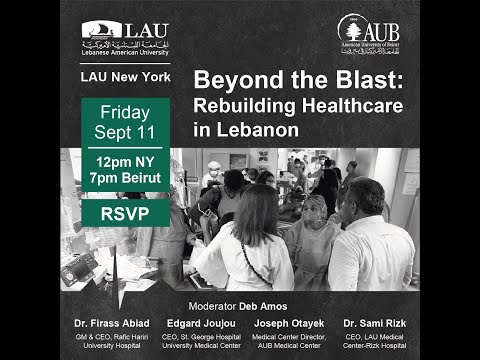 Beyond the Blast: Rebuilding Healthcare in Lebanon
