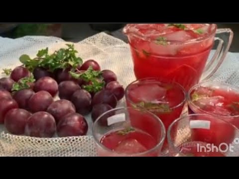 Aloo Bukhara ka Sharbat/ fresh aloo Bukhara ka juice/ how to make aloo Bukhara ka juice/
