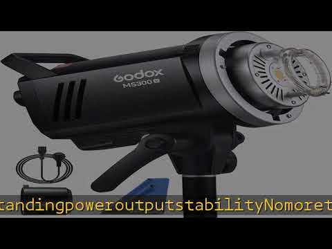 Godox MS300V MS300-V Compact Studio Strobe Flash Light - 300W,GN58 0.1-1.8S Recycle Time,2.4G X Sys