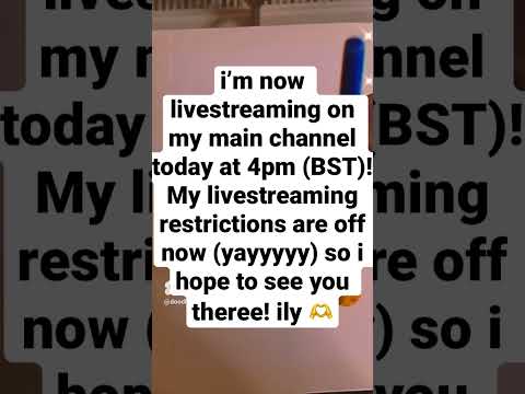 ✨LIVESTREAMING at 4pm BST (UK time!)✨ *I HOPE TO SEE YOU THERE ❤️!* | #shorts #aesthetic #livestream