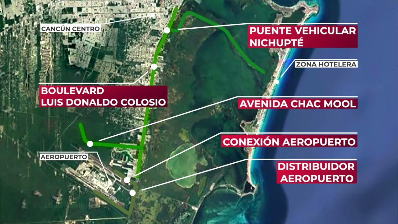 MAPA OBRAS CANCÚN