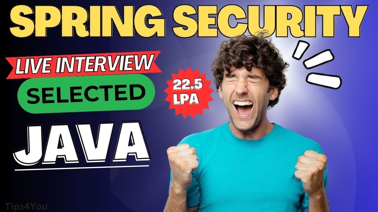 Java Spring Security Real-Time Interview | ₹22.5 LPA | JWT, Authentication & Authorization