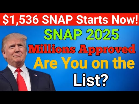 Over 10 Million Families Approved! SNAP April 2025 $1,025 EBT Payout Starts Now #snapbenefits