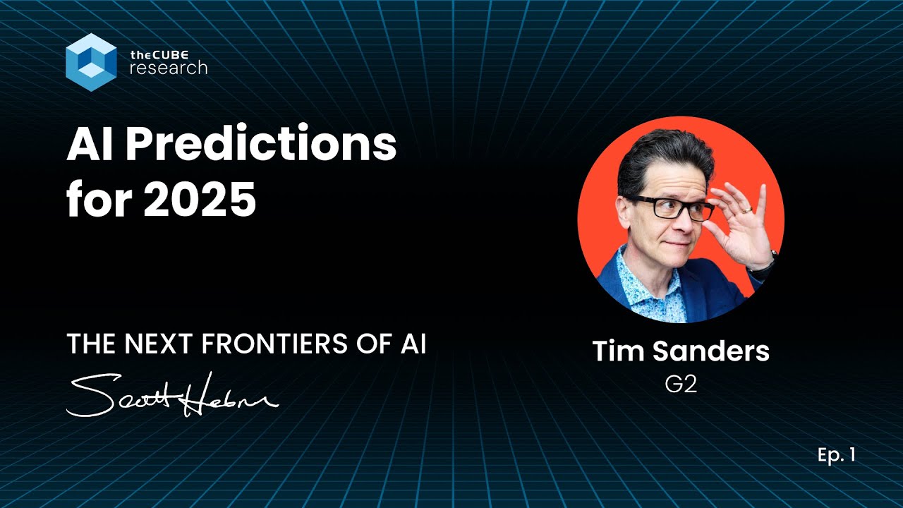1. AI Predictions for 2025 | Next Frontiers of AI