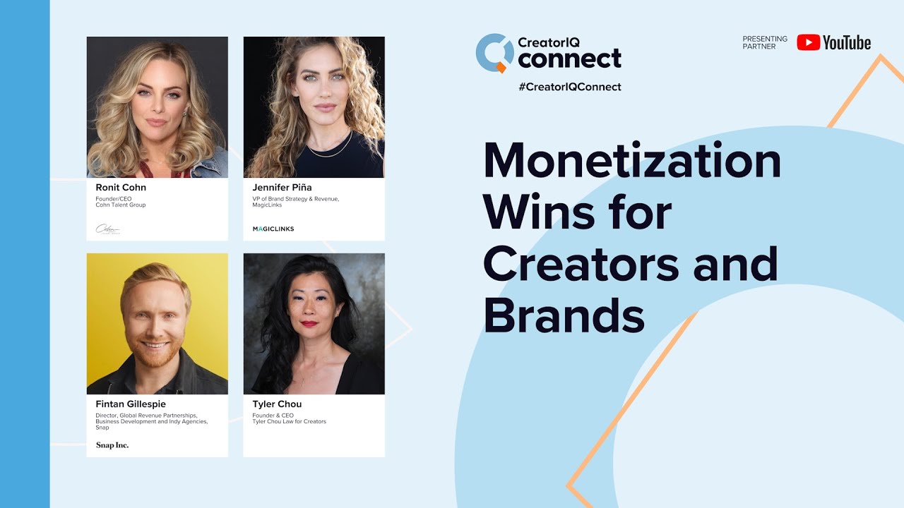 Monetization Wins for Creators and Brands | CreatorIQ Connect 2025