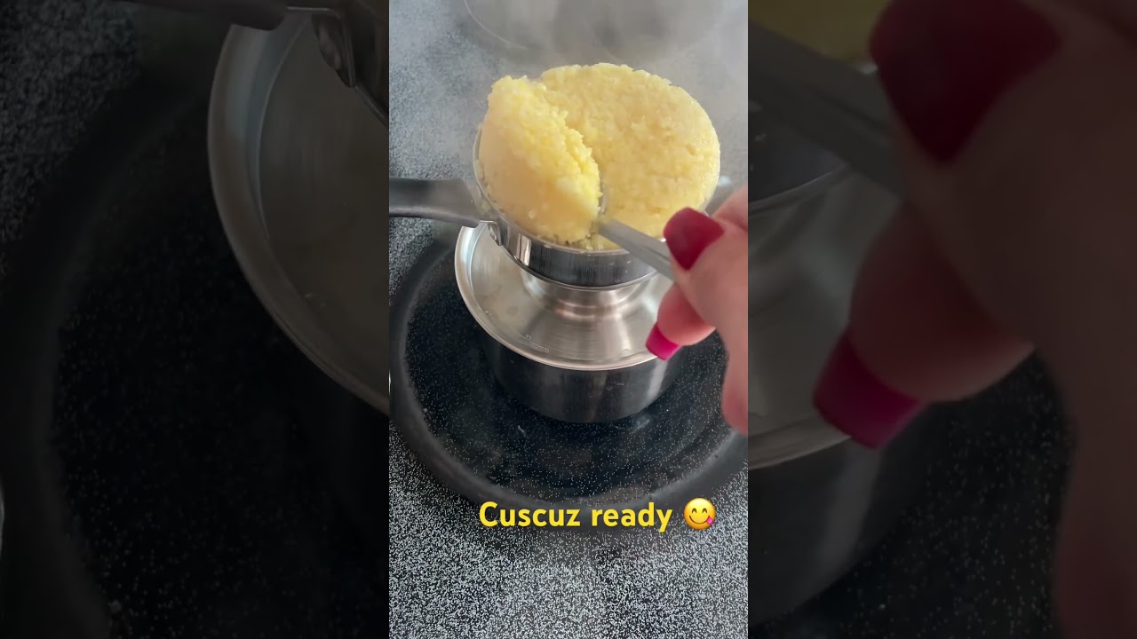 Brazilian cuscuz ready 😋