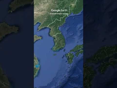 "South Korea 🌍 Aerial Odyssey: Google Earth Zoom Across the Land of K-Culture! #ExploreSouthKorea"