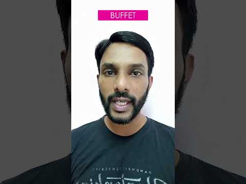 How to Pronounce Buffet⚡️Buffet Pronunciation #trending #shorts #pronunciation