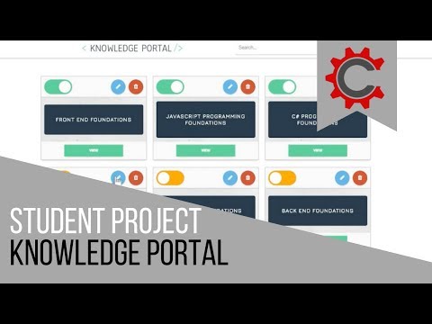 Student Project Showcase: Knowledge Portal | Coder Camps