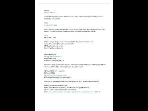 Summary Sc 900 Practice test Questions & Answers SC 900; Microsoft Security Fundamentals Exam Prep