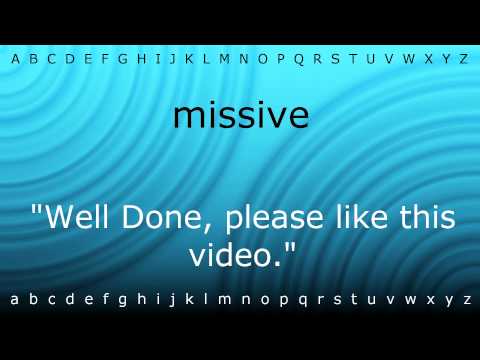 Here I will teach you how to pronounce 'missive' with Zira.mp4