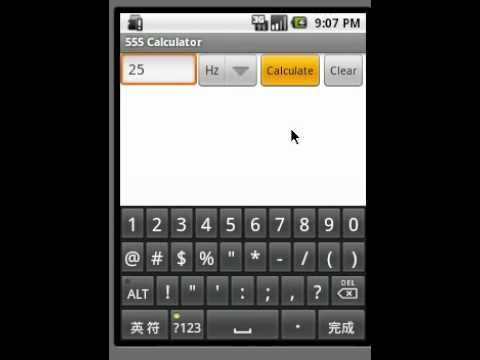NE555 Timer Calculator Demo