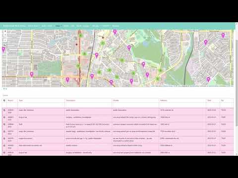 How To Use the Interactive Map Tabs on Dallas Real-Time Crime