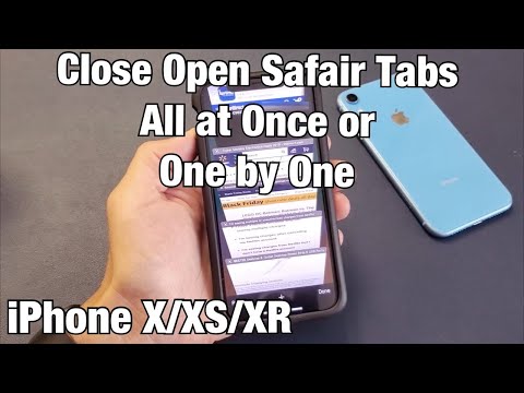 iPhone X/XS/XR: How to Close All Open Safari Tabs at Once or One by One. Hidden Trick
