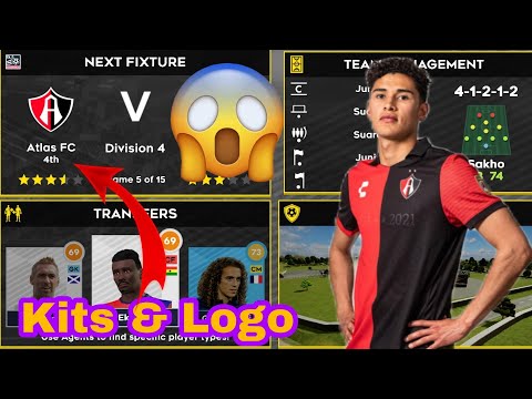 dls 22 Atlas fc kit & logo 2022 - dream league soccer 2022