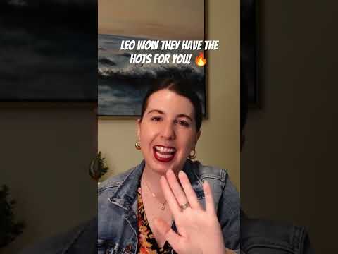 LEO WOW THEY HAVE THE HOTS FOR YOU! 🔥 #tarot #leo #love #tarotreading