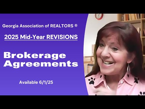 2025 GAR Mid-Year Revisions – Brokerage Agreements – Maximum One Realty