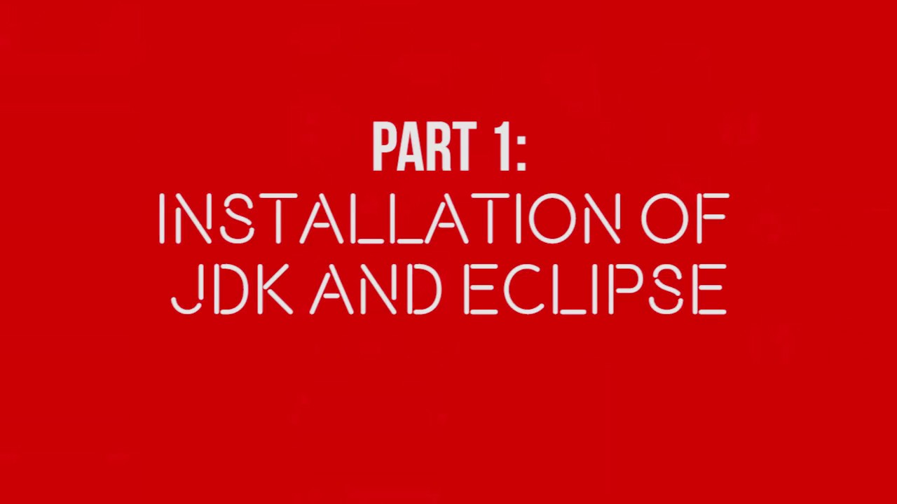 JAVA for Competitive programming - part 1 | Installation of Eclipse Neon and JDK