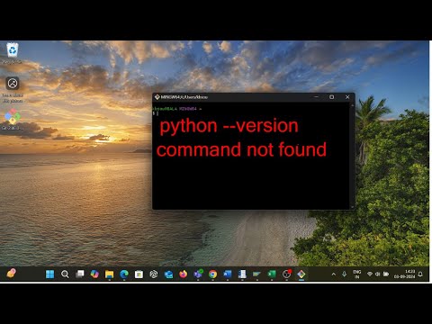 GIT Bash Python --version Command not found | Git Bash won't run my python files?