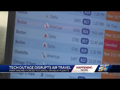 Cancellations, delays at CVG Airport after global technology outage