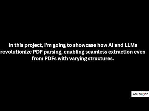 Data Extraction From PDF's