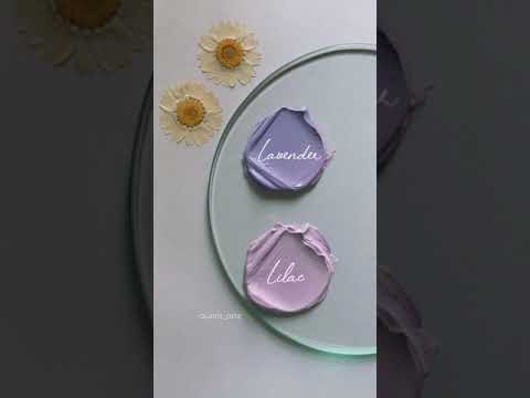 How to make Lavender and Lilac Colour | Colour Mixing Videos | #shorts #art #youtube